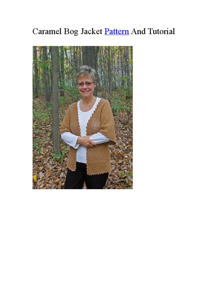 Bog Jacket | PDF | Crochet | Textiles