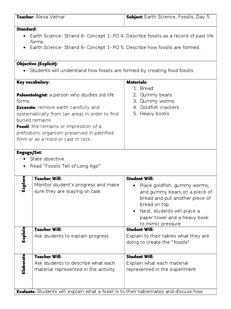 Fossils Day5 | PDF