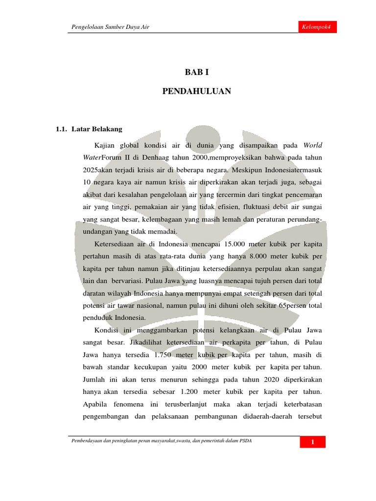 Makalah PSDA | PDF