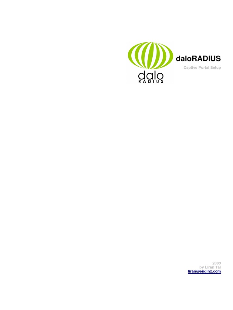 DaloRADIUS - Captive Portal Setup | PDF | System Software | World Wide Web