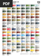 Revell Paint Conversion Chart PDF | PDF | Green | Grey