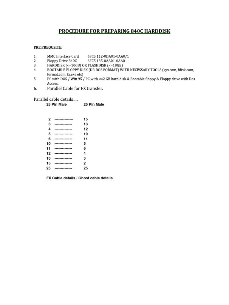 25 Pin Male Connector Specifications | PDF