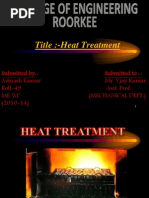Heat Treatment Chart for Welding | PDF | Heat Treating | Steel