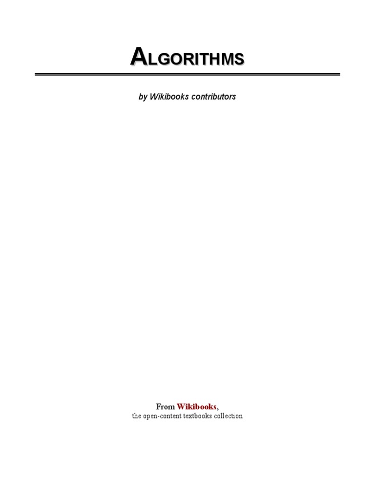 Algorithms | PDF
