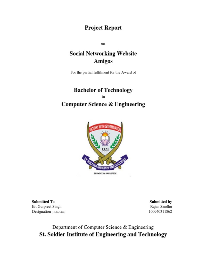 Social Networking Project Documentation | PDF | Library (Computing ...