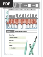 Post-Dam in Complete Dentures | PDF | Dentures | Nature