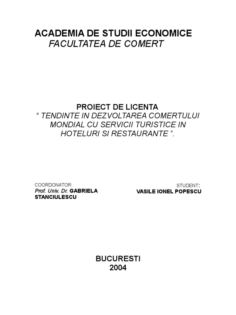 Proiect de Licenta | PDF