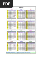 Aramco Operational Calendar 2025-2026 | PDF
