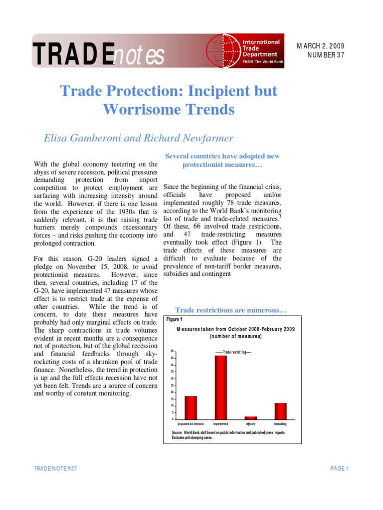 Trade Trade: Notes Notes | Download Free PDF | Dumping (Pricing Policy ...
