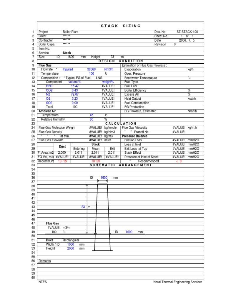 Sizing Stack Height | PDF