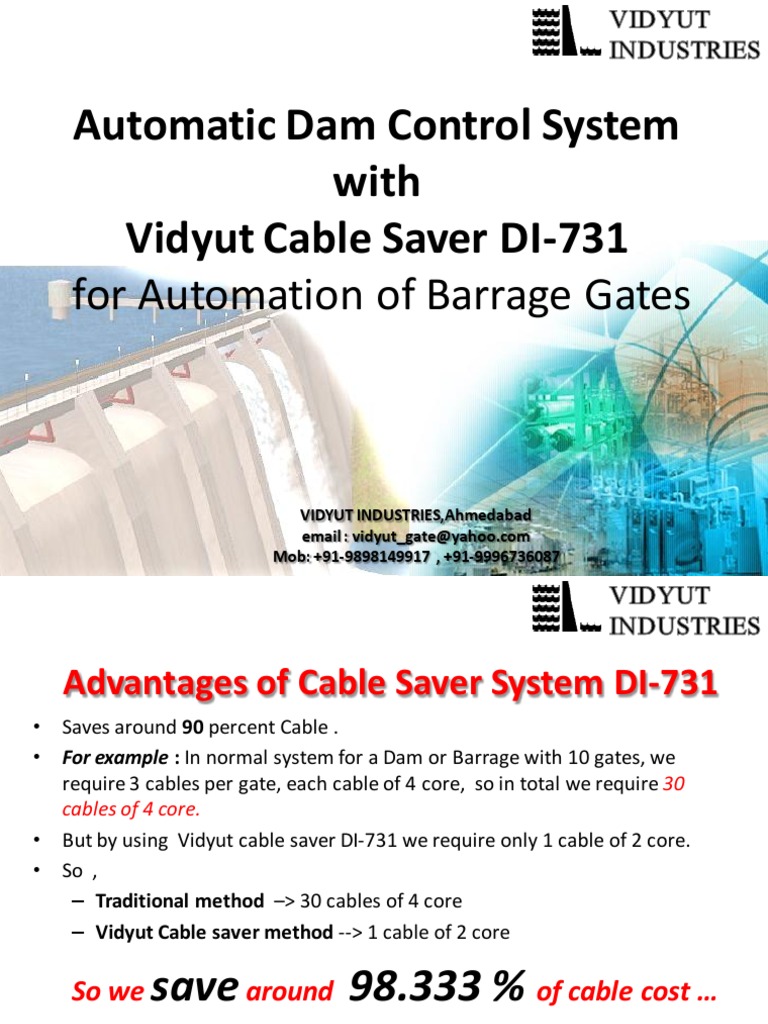 Automatic Dam Control Sytem - Vidyut Industries | PDF | Dam ...