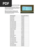HP Service Pin Code | PDF | Menu (Computing) | Touchscreen