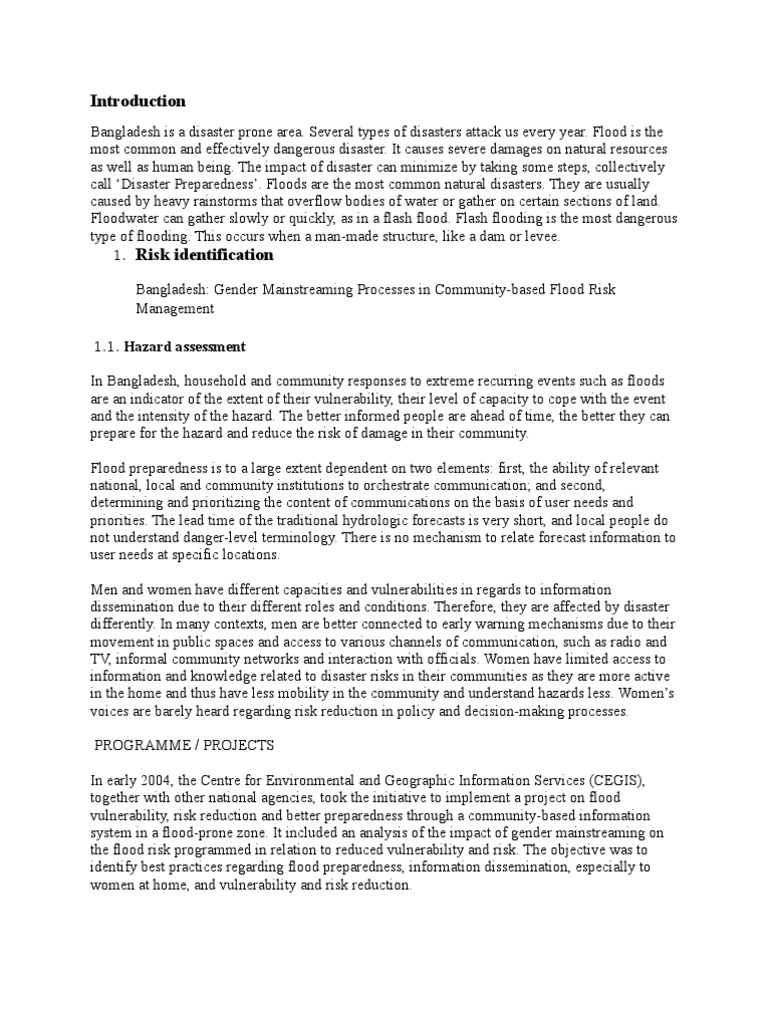 Flood Disaster Management | Emergency Management | Flood