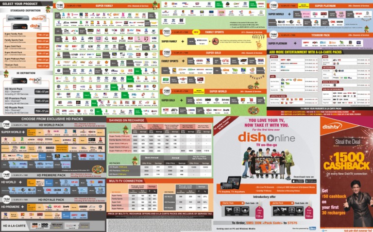 Dish TV E-Brochure | PDF | Foreign Language Studies | Home & Garden