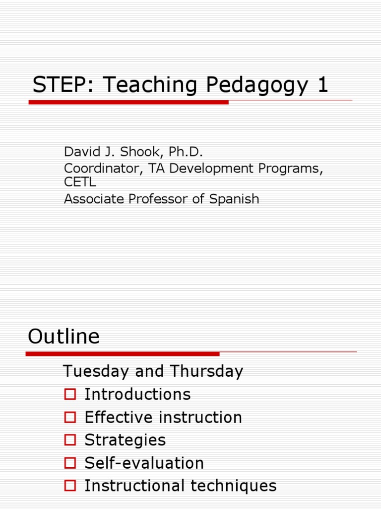 Effective Teaching Strategies for College Instructors | PDF | Lecture | Learning Styles