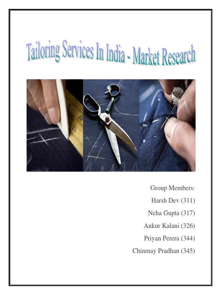 Tailoring Services Market Analysis Report | PDF | Survey Methodology ...