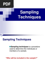 Sampling Techniques in Quantitative Research | Stratified Sampling ...
