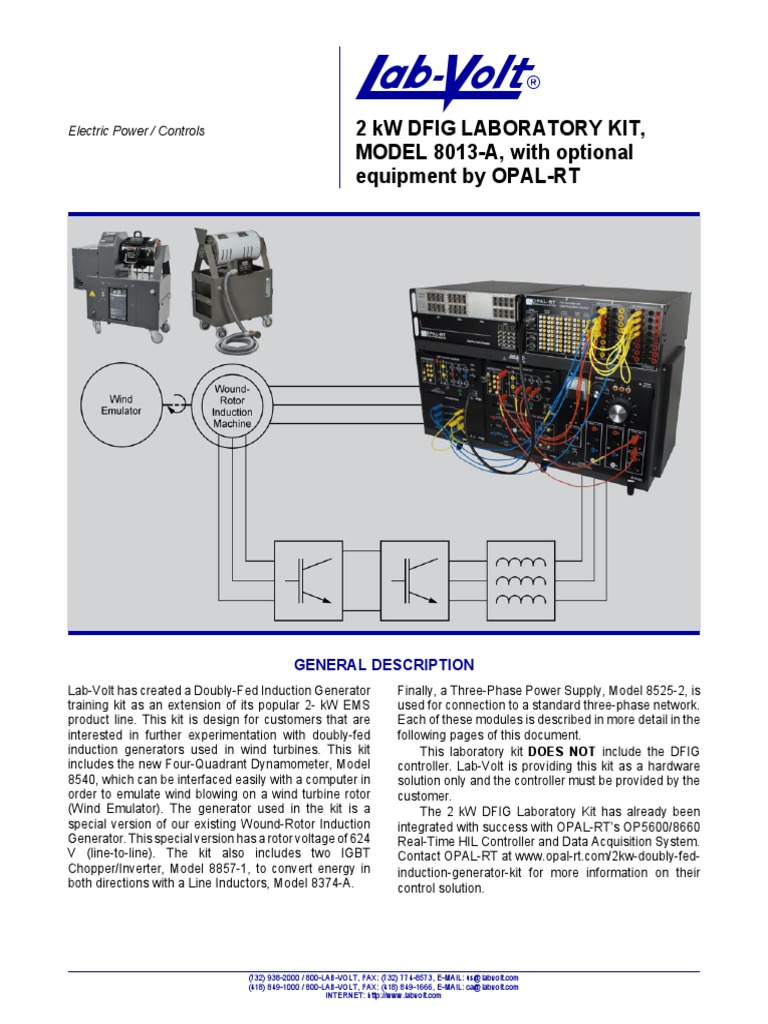 Lab Volt Kit For 2 KW Machine | PDF | Power Supply | Capacitor