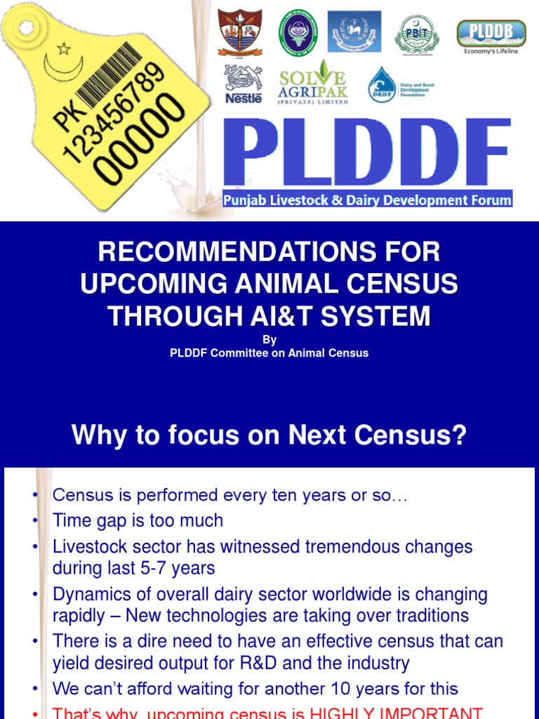 Recommendations For Upcoming Animal Census Through Ai&T System | PDF ...