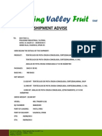 Example of Shipping Instruction Template | PDF | Cargo | Invoice