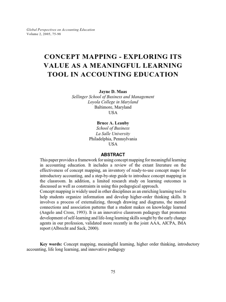 04-038 Concept Mapping | PDF | Statistical Hypothesis Testing ...