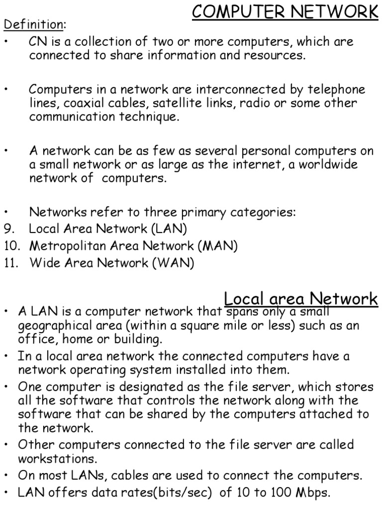 Computer Network1 | PDF | Network Topology | Osi Model