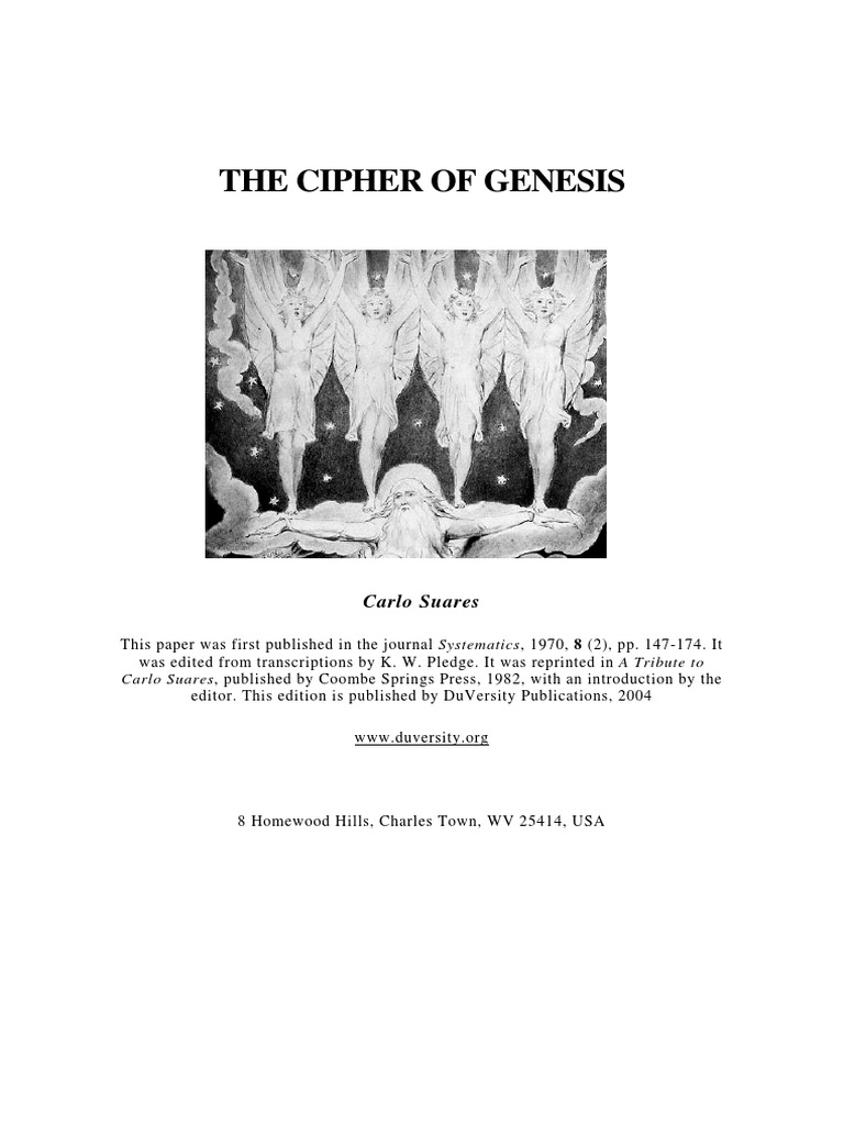 The Cipher Genesis | PDF