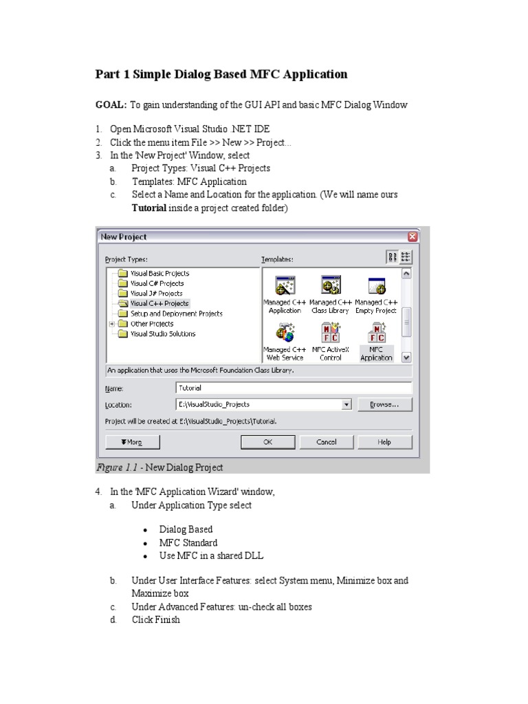 Simple Dialog Based MFC Application | PDF | Microsoft Visual Studio ...