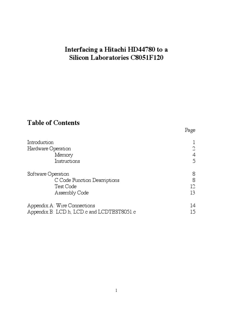 Lcd Screen 8051 Pdf Subroutine C Programming Language