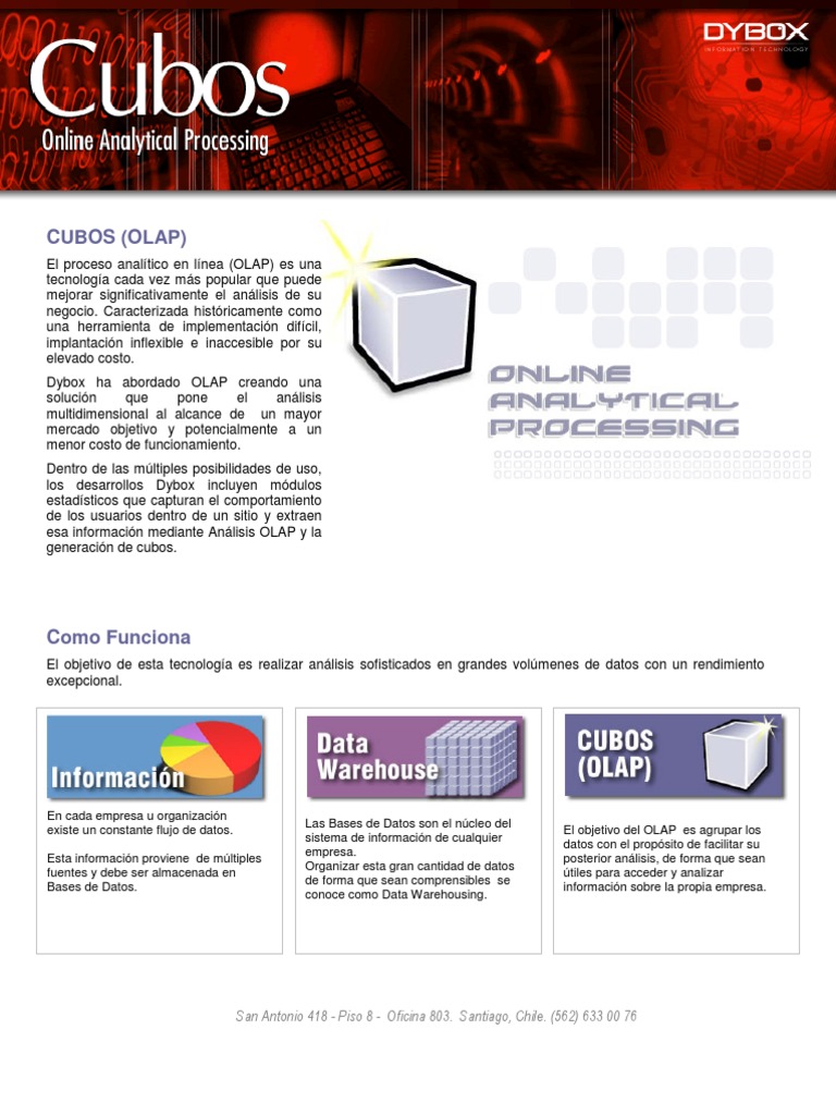 Cubos OLAP | PDF | Almacén de datos | Bases de datos
