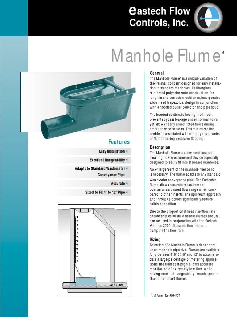 Manhole | PDF | Flow Measurement | Pipe (Fluid Conveyance)