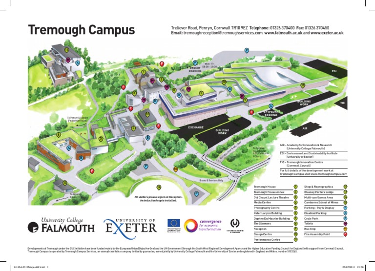 2011 Tremough Campus Map Aw | PDF