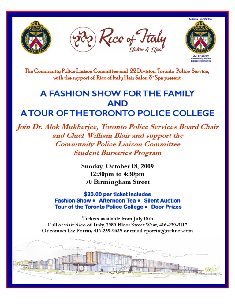 Family Fashion Show & Police College Tour | PDF