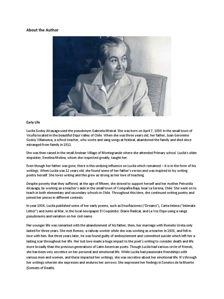 Gabriela Mistral | PDF | Poetry