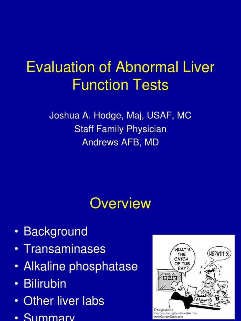 Abnormal Liver Function Tests | PDF | Cooking, Food & Wine