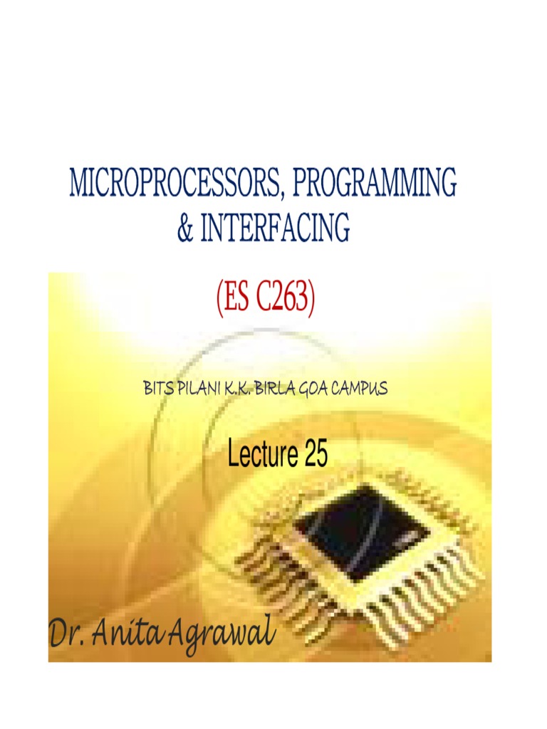 Microprocessors Lecture by Dr. Agrawal | PDF | Computers