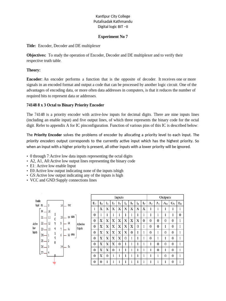 Digital Logic Lab 7 | Digital Electronics | Input/Output