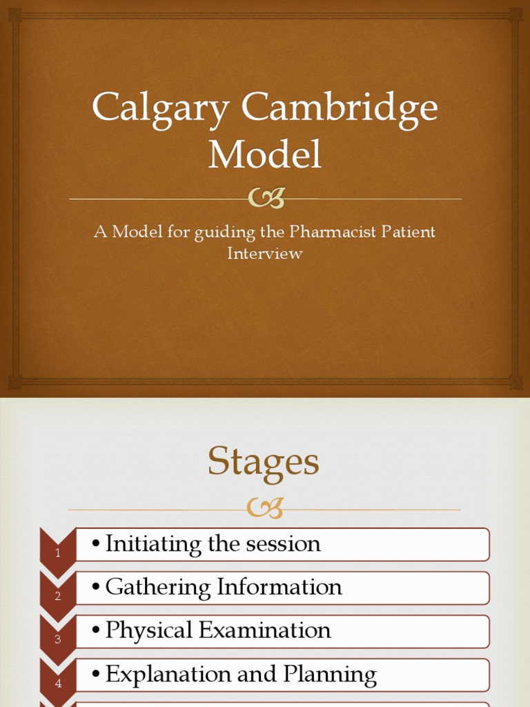 Calgary Cambridge Model | Download Free PDF | Bronchitis | Cough