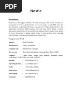 Case Study - Nestlé - Core Values (Abridged) | PDF | Nestlé | Employment