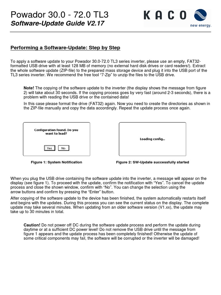 SW-Update-Guide 30.0-72.0 TL3 V2.17 EN | PDF | Usb Flash Drive ...