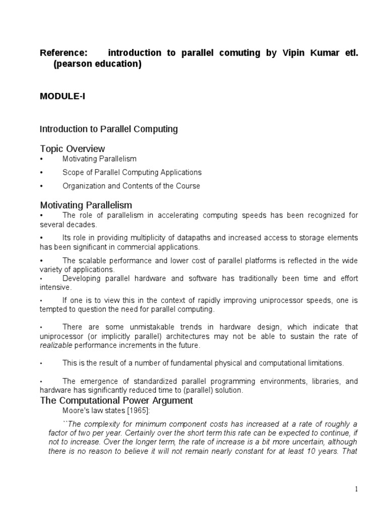 Parallel N Distributed Systems | PDF | Parallel Computing | Computer ...
