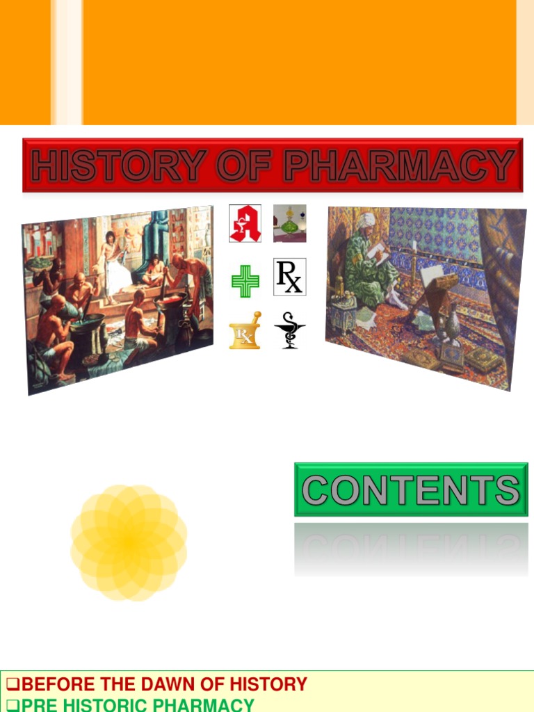History of Pharmacy 1 | Pharmacy | Pharmacist