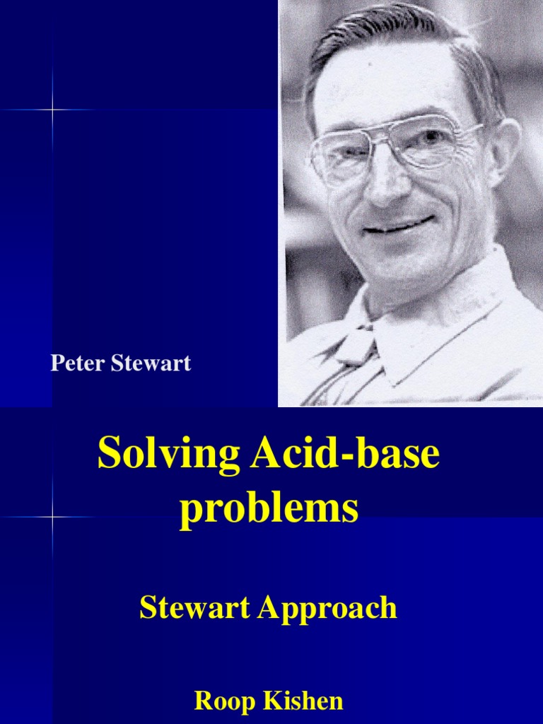 Acid Base Tutorial Stewart Interactive Cases | PDF | Sepsis | Shock ...
