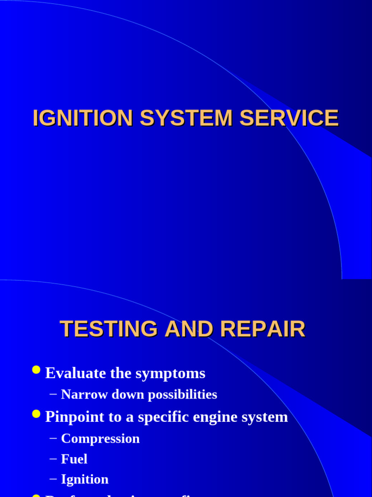 8-6 Chapter Ignition System Operation and Diagnosis | PDF | Distributor ...