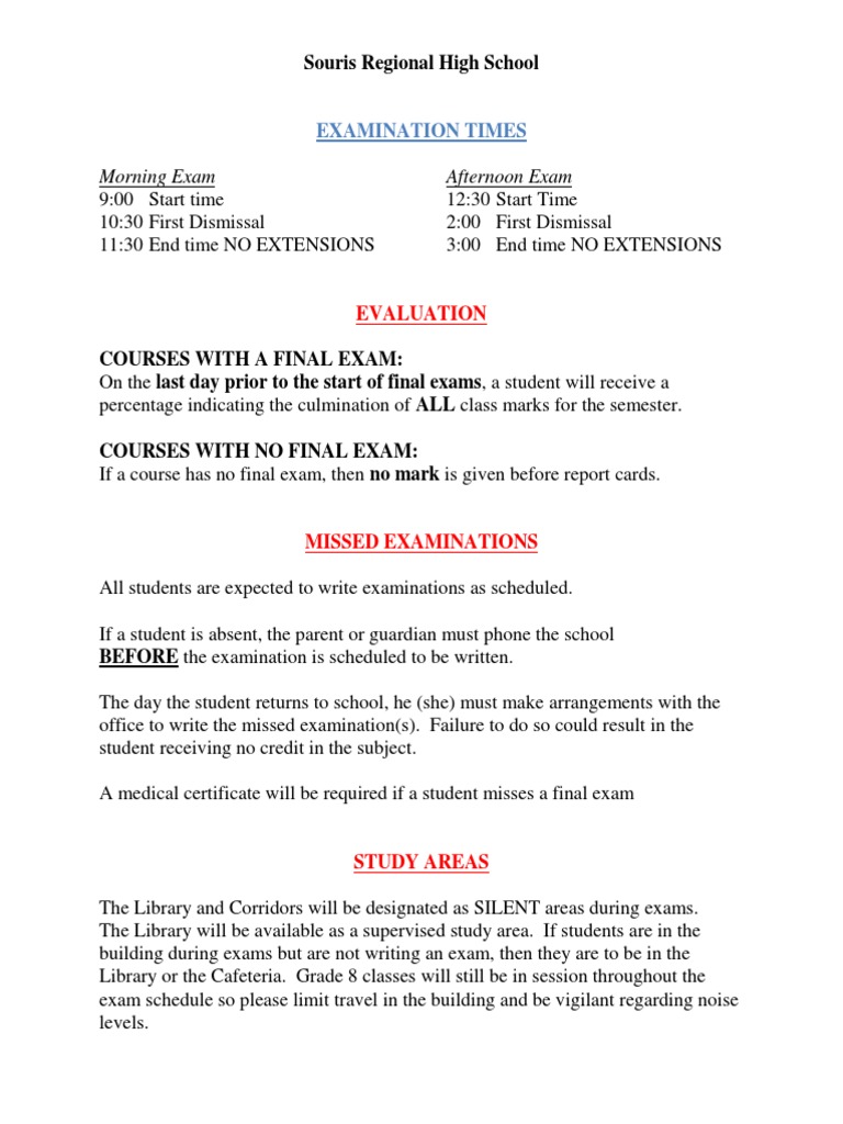 Exam Info 2014 Jan | PDF | Final Examination | Students