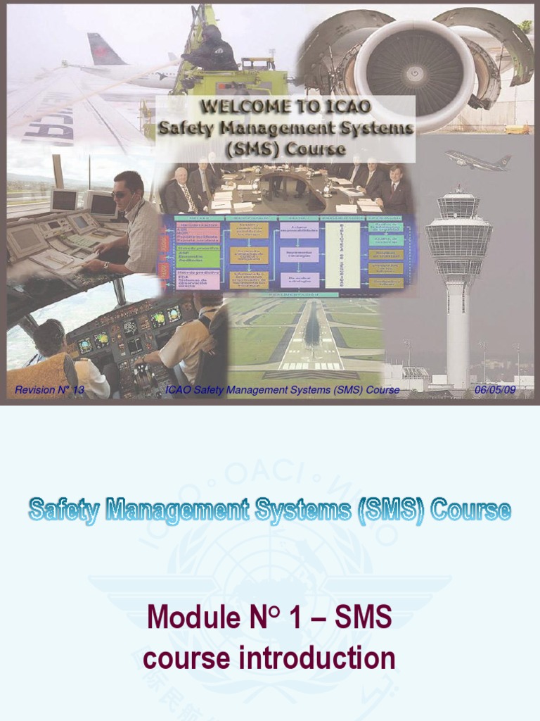 ICAO SMS M 01 – SMS course (R013) 09 (E) | Safety | Technology