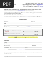 Examination Duty Exchange Request Form | PDF