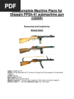 Sten Blueprints Parts Mk2 A | Trigger (Firearms)
