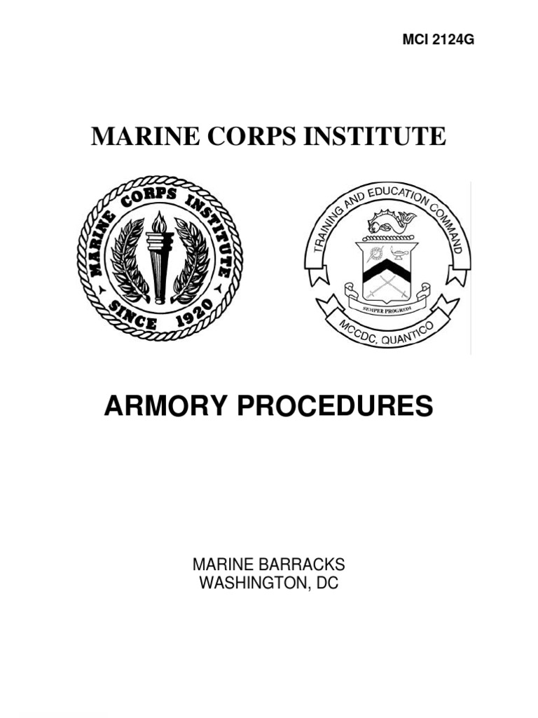 Armory Procedures Training Guide | PDF | Staff (Military) | Military