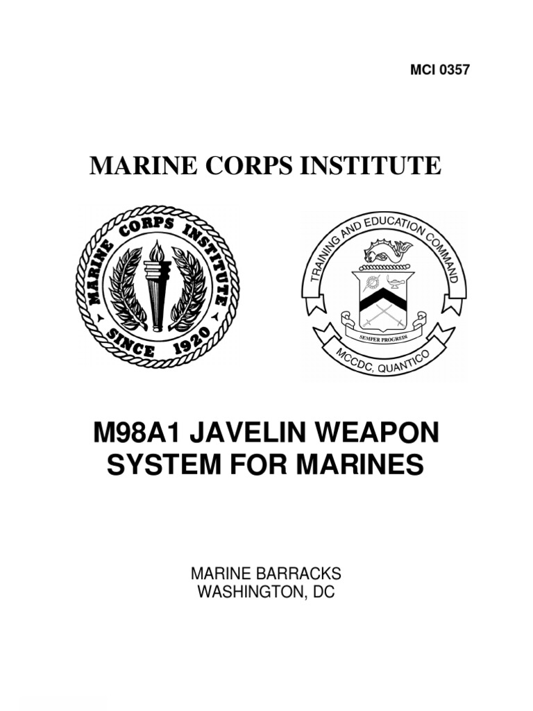 Javelin Weapon System Crewman | PDF | Missile | Infrared